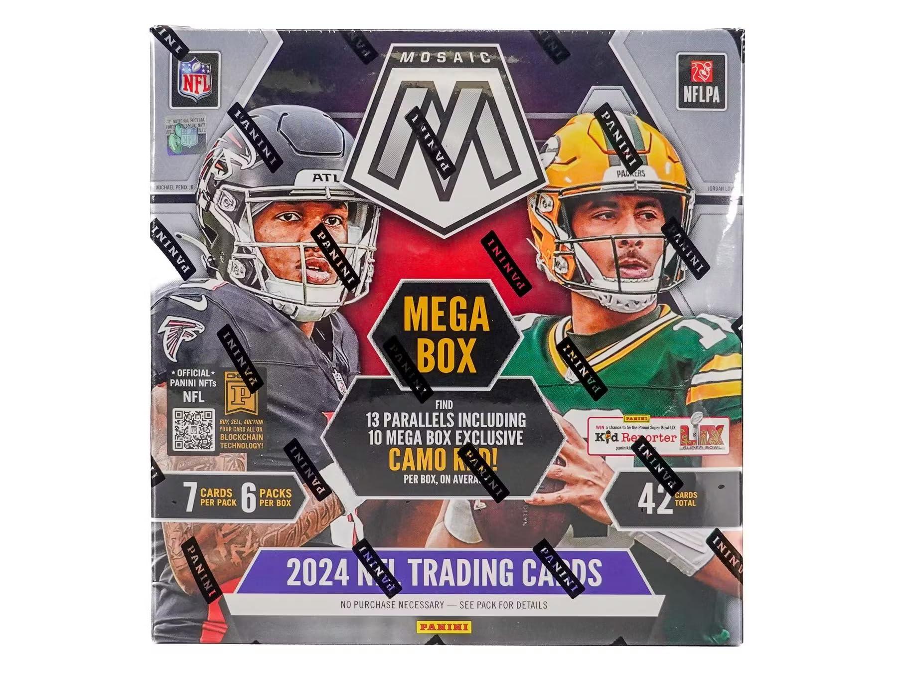 2024 Panini Mosaic Football NFL Hobby Mega Trading Card Box (Hobby ...
